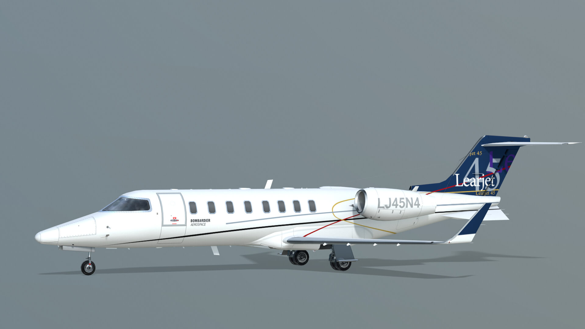 Bombardier Learjet 45 - 3D Model by Autoflex