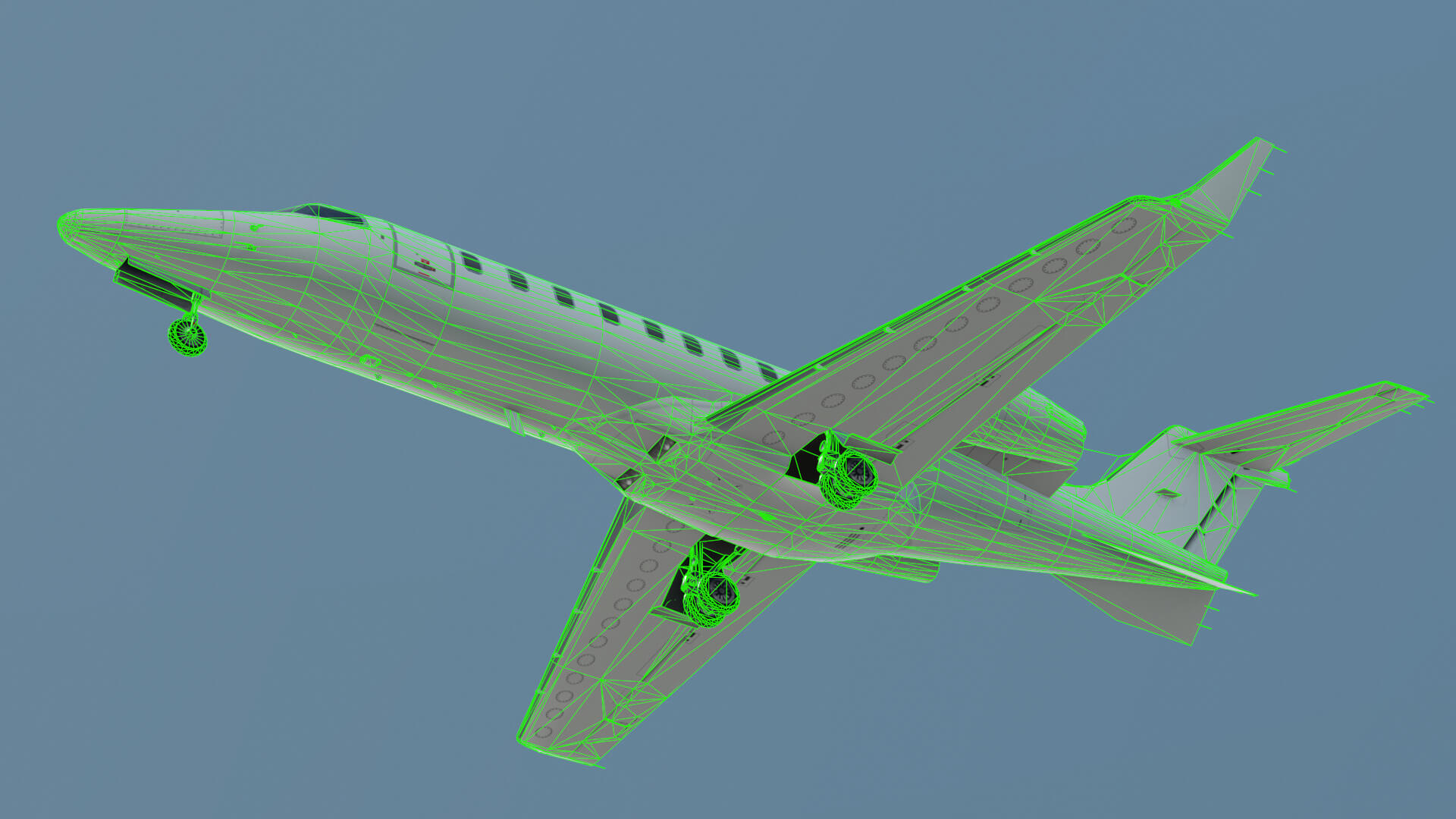 Bombardier Learjet 45 - 3D Model by Autoflex