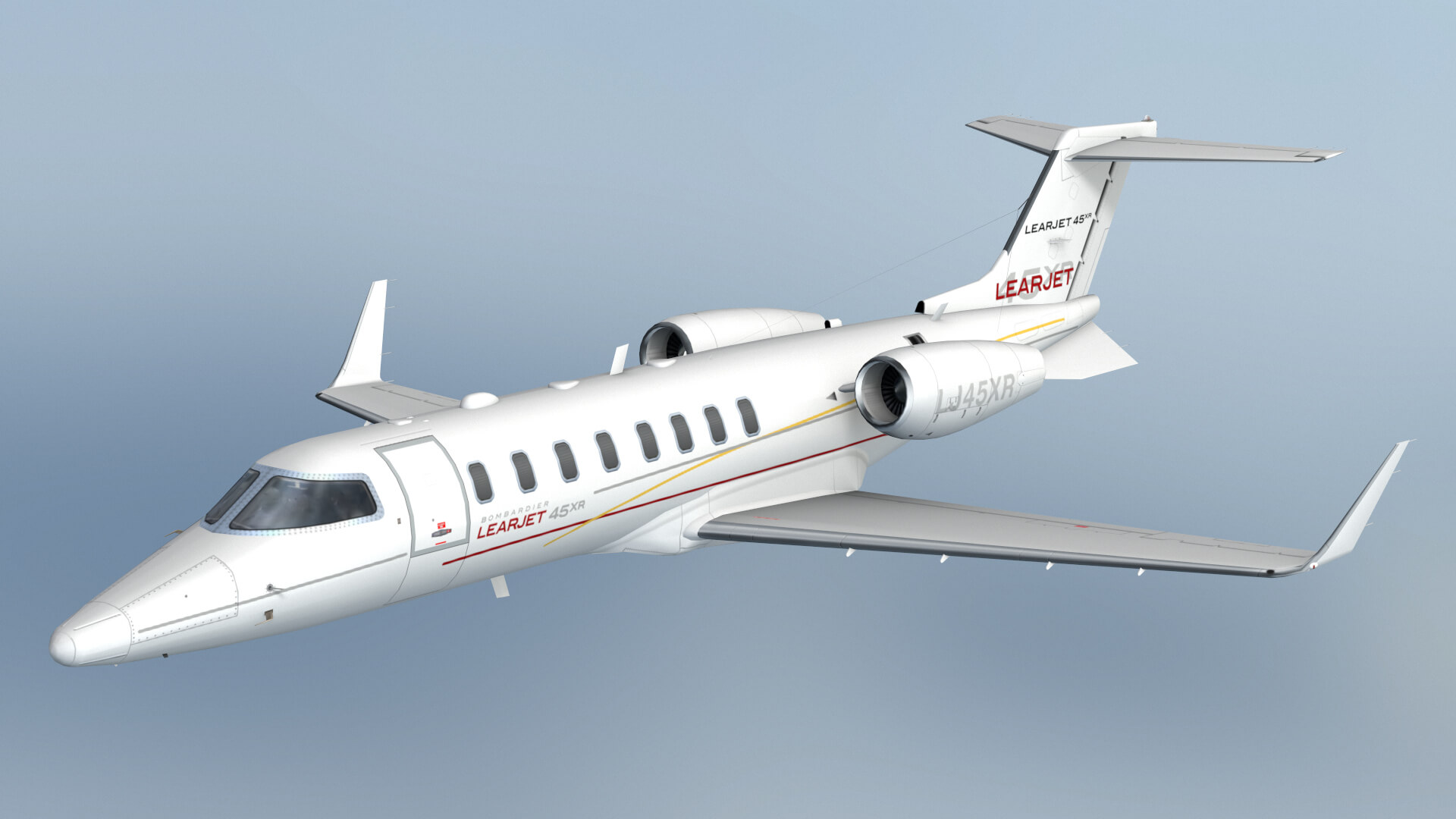 Bombardier Learjet 45XR - 3D Model by Autoflex