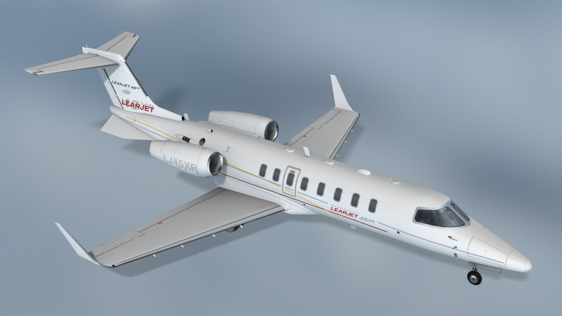 Bombardier Learjet 45XR - 3D Model by Autoflex