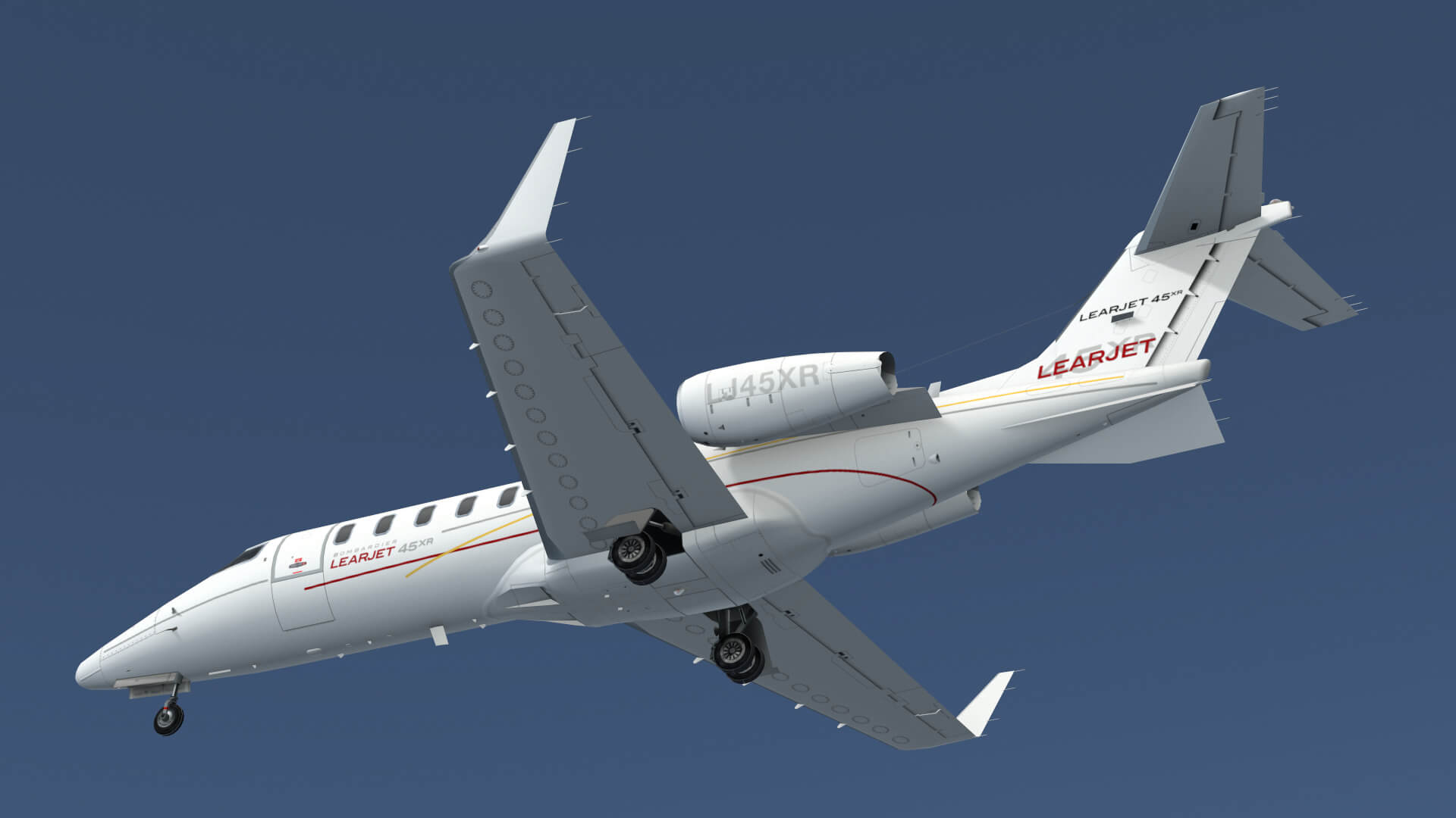 Bombardier Learjet 45XR - 3D Model by Autoflex