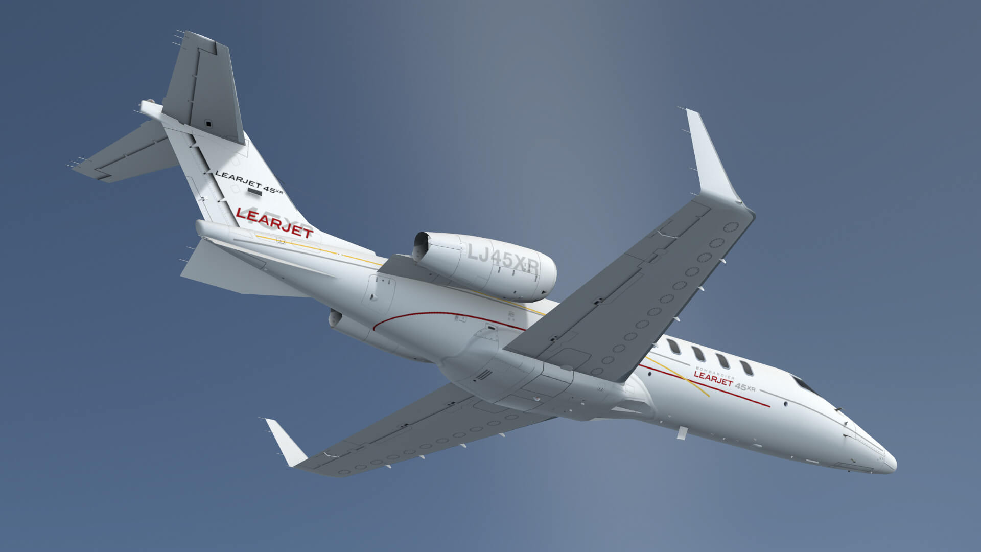 Bombardier Learjet 45XR - 3D Model by Autoflex