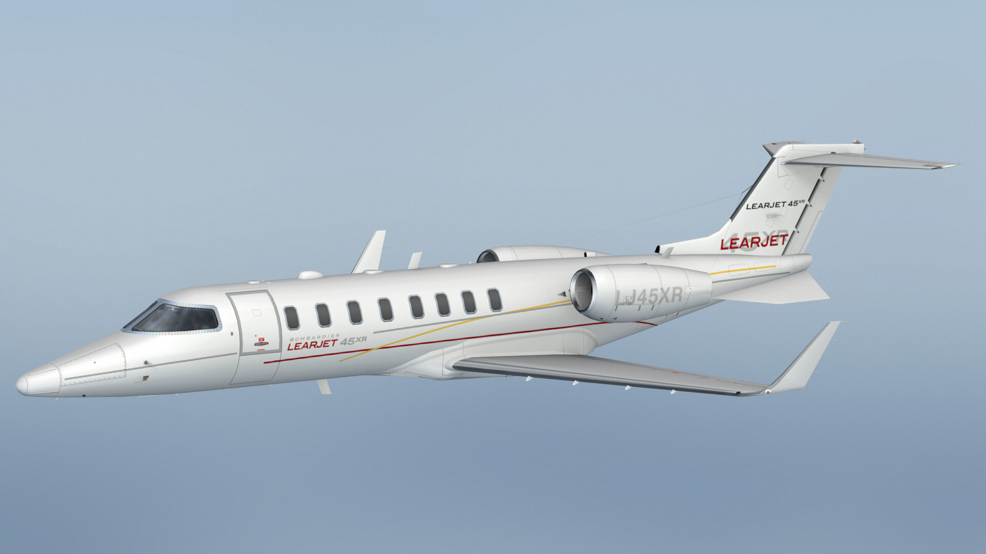 Bombardier Learjet 45XR - 3D Model by Autoflex