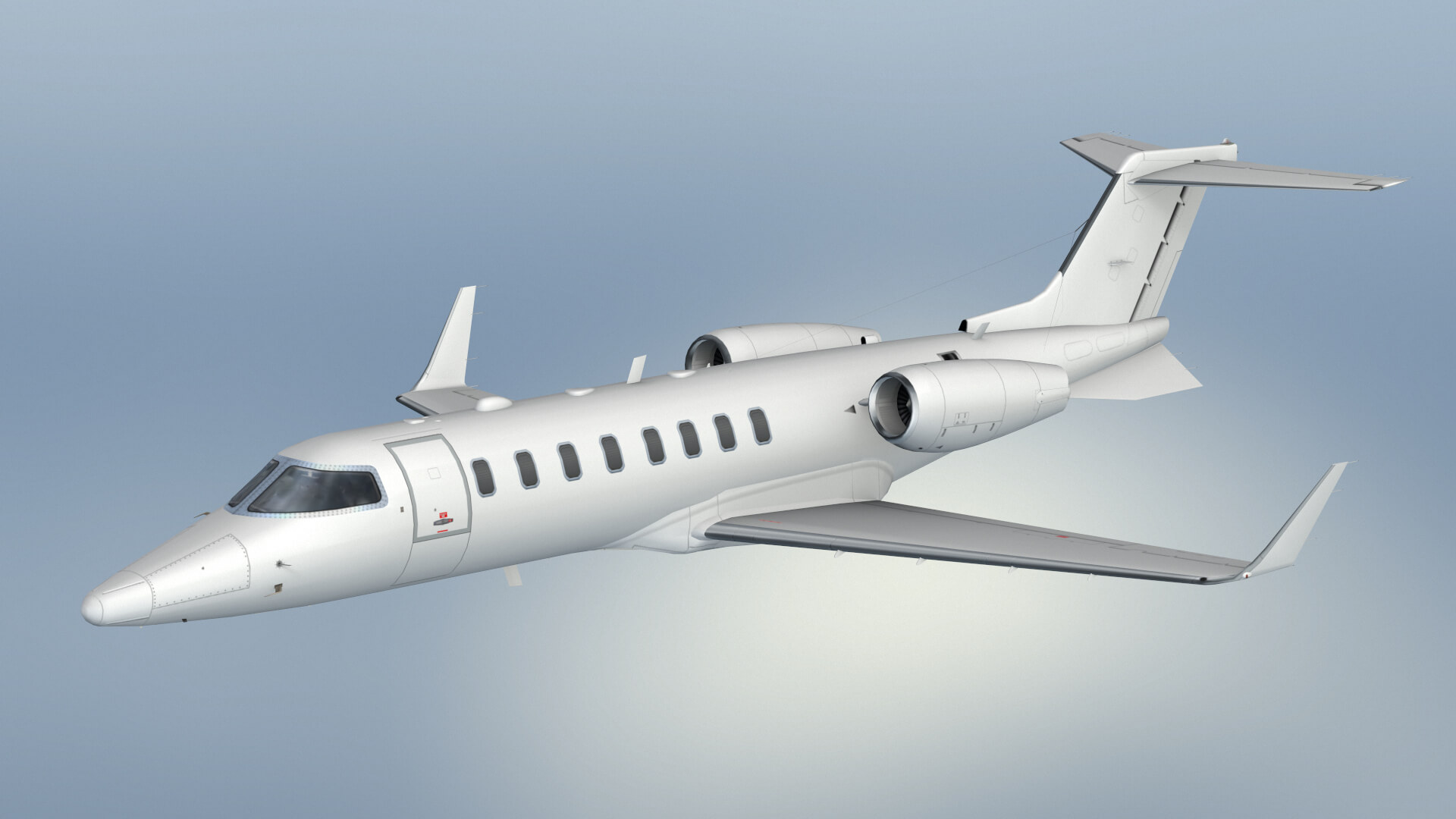 Bombardier Learjet 45XR - 3D Model by Autoflex