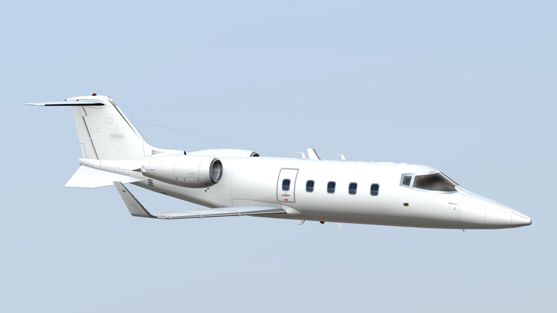 Bombardier Learjet 55 - 3D Model by Autoflex