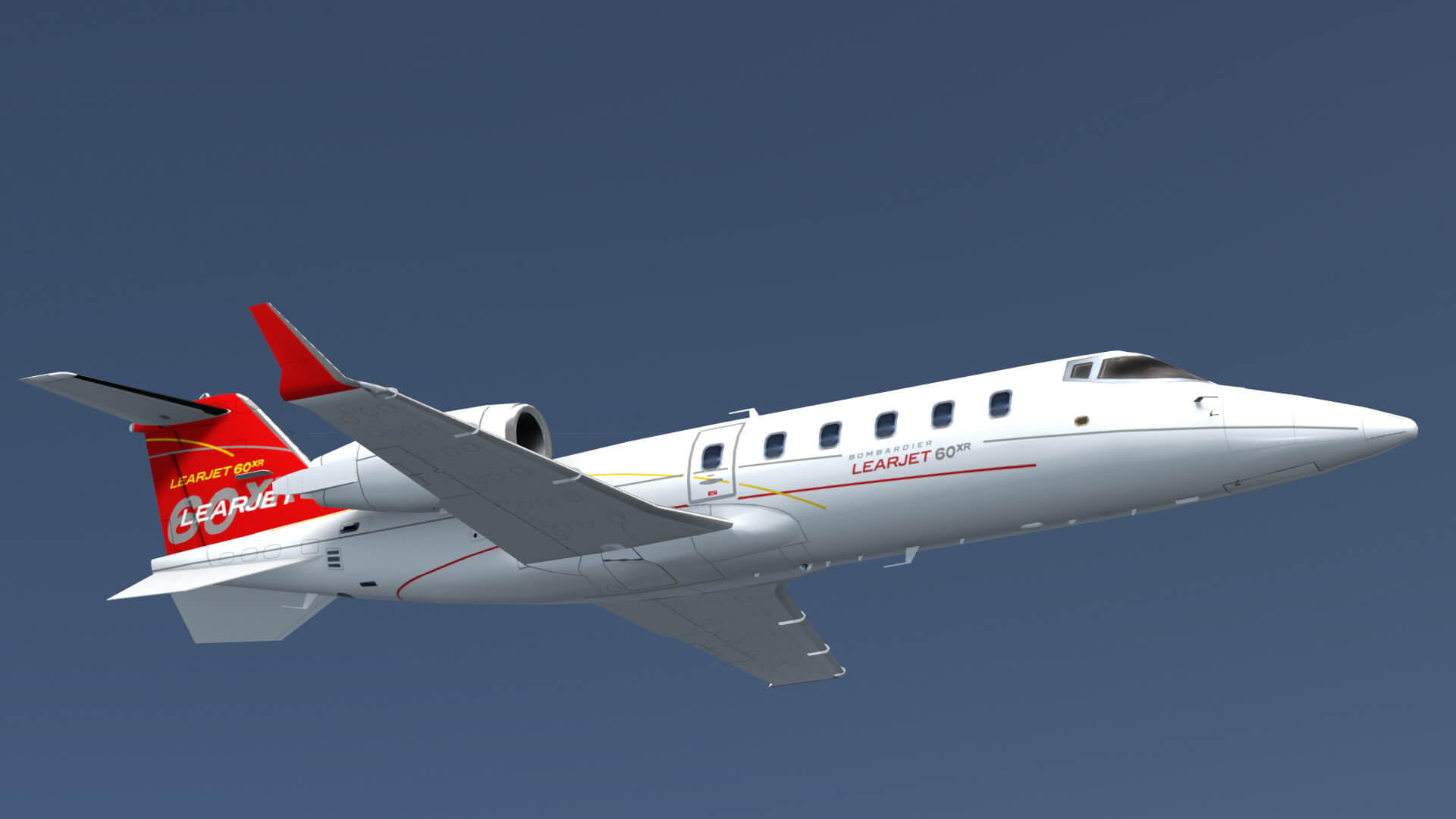 Bombardier Learjet 60XR - 3D Model by Autoflex