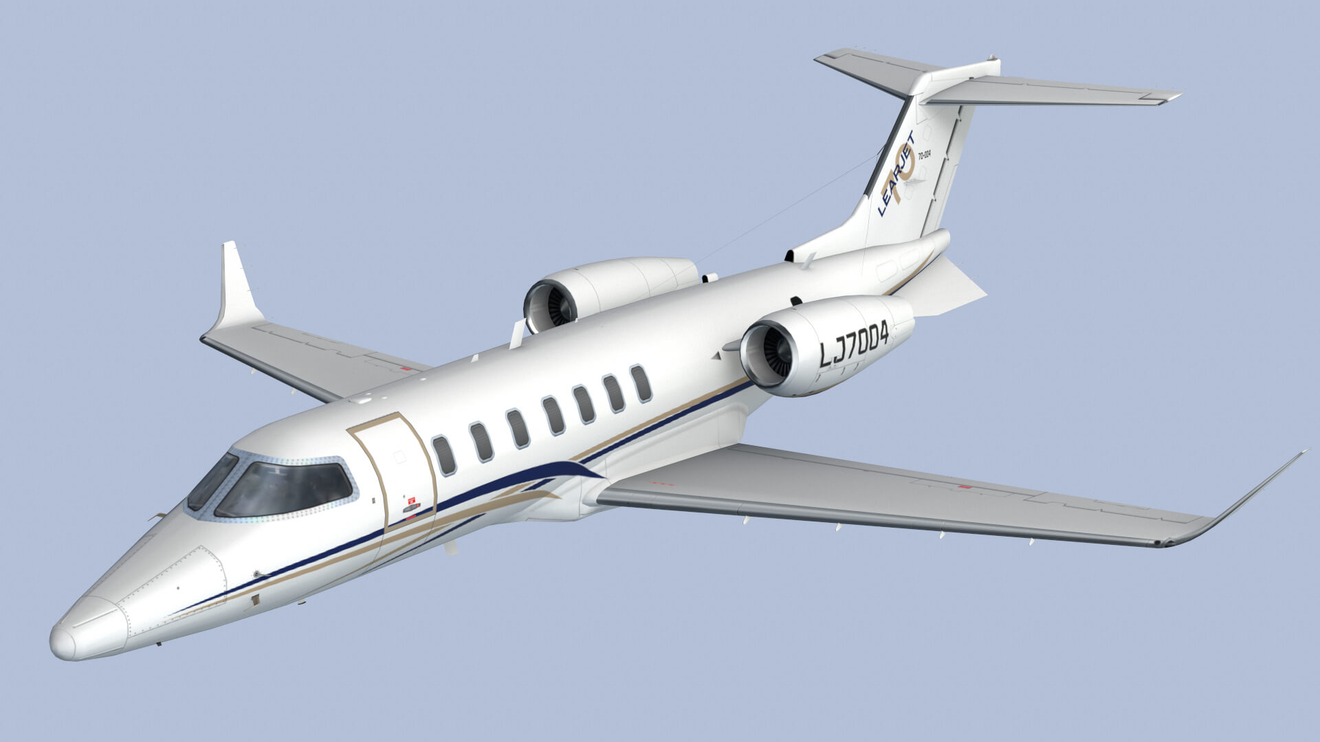 Bombardier Learjet 70 - 3D Model by Autoflex