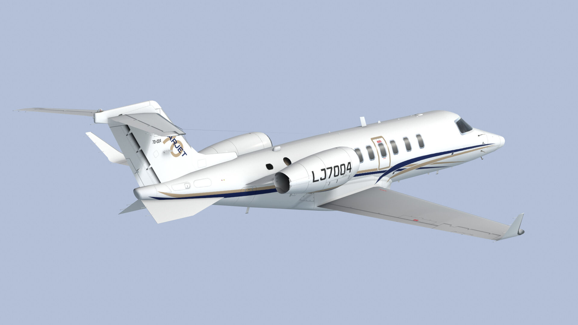 Bombardier Learjet 70 - 3D Model by Autoflex