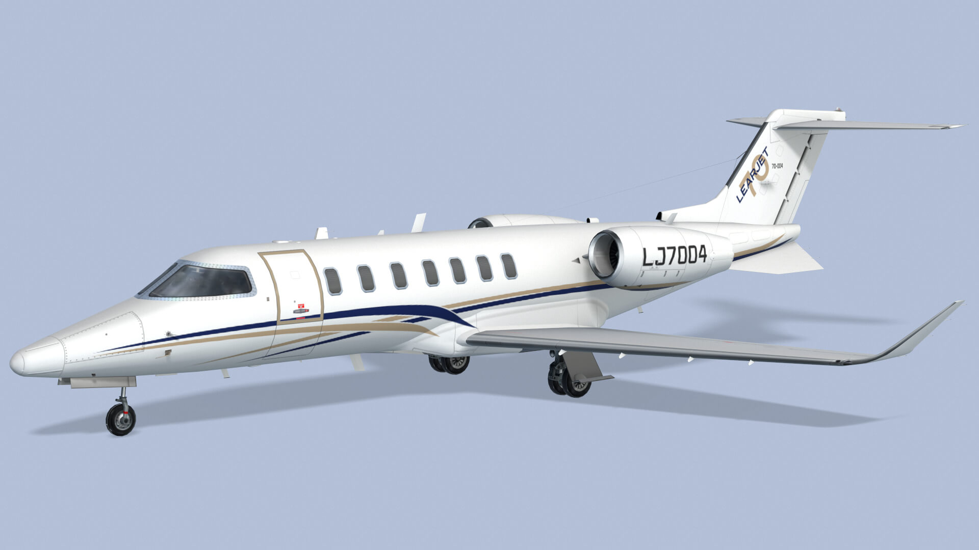 Bombardier Learjet 70 - 3D Model by Autoflex
