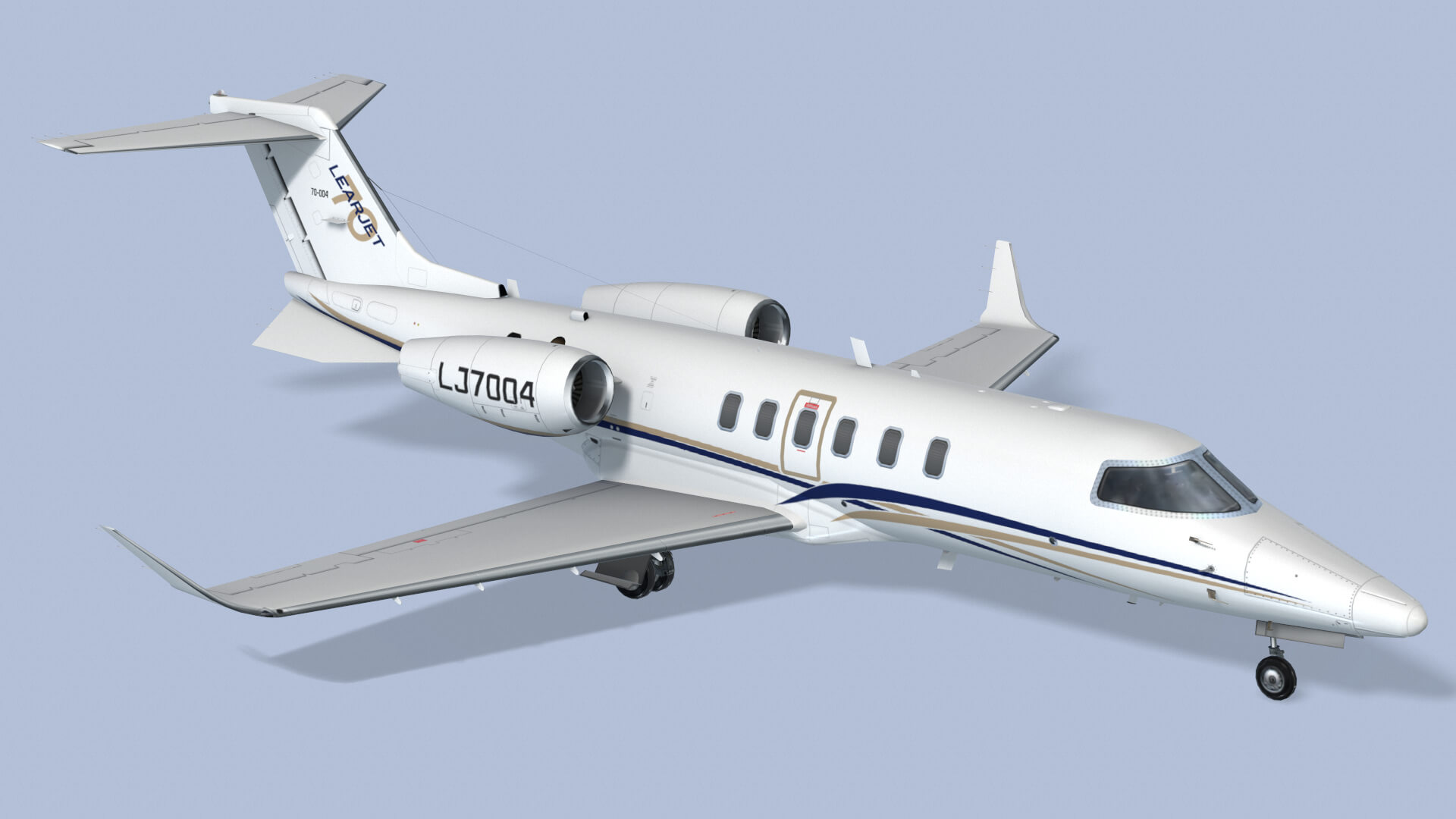 Bombardier Learjet 70 - 3D Model by Autoflex