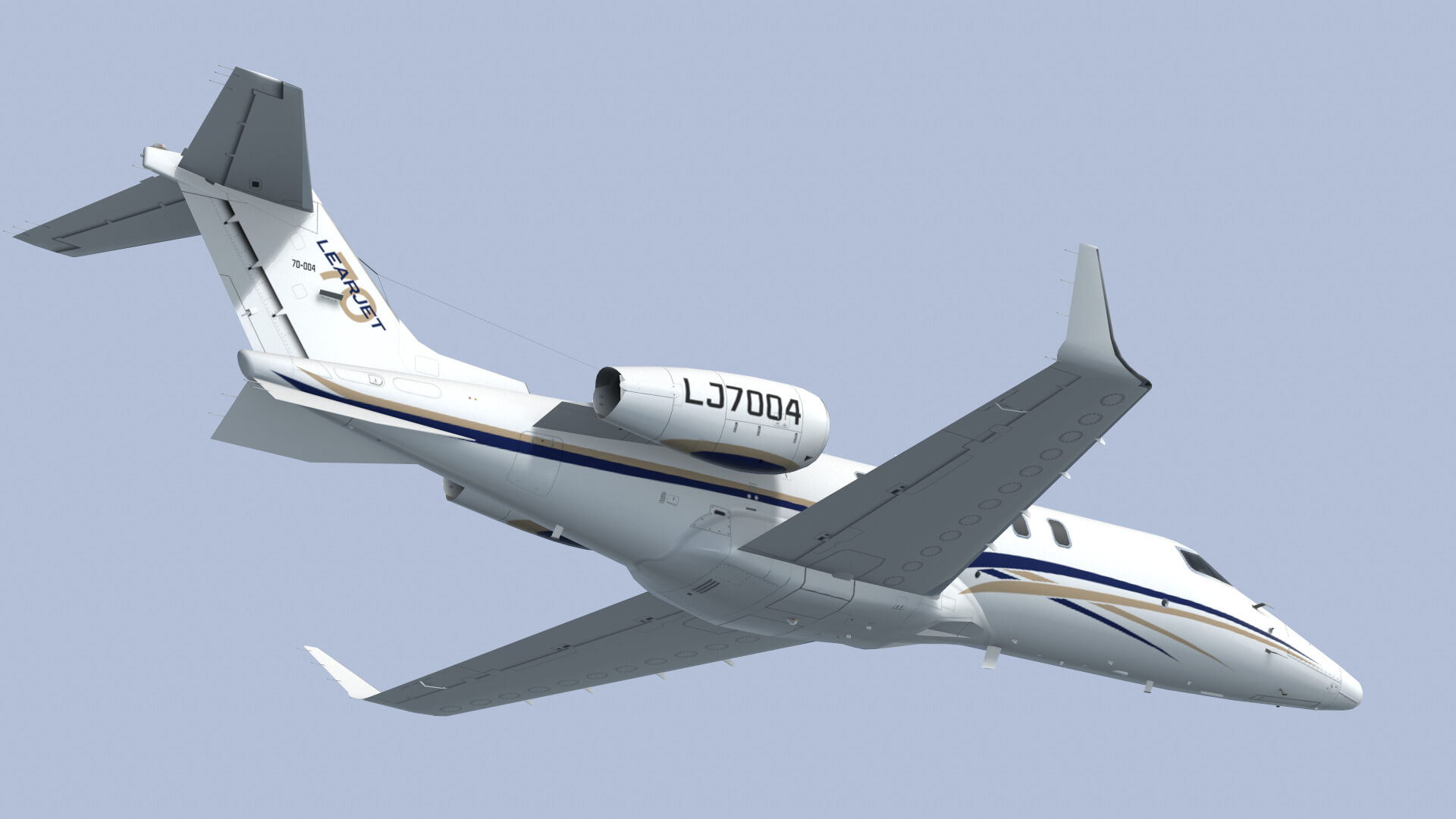 Bombardier Learjet 70 - 3D Model by Autoflex
