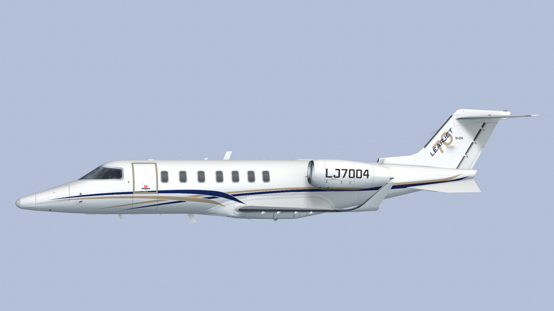 Bombardier Learjet 70 - 3D Model by Autoflex