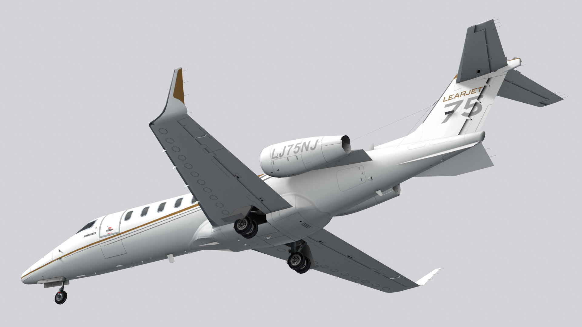 Bombardier Learjet 75 - 3D Model by Autoflex