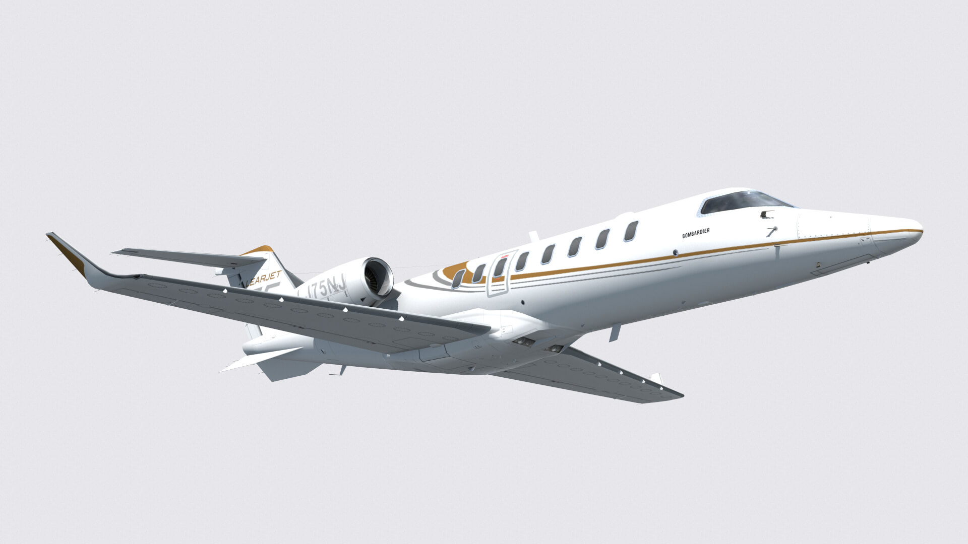 Bombardier Learjet 75 - 3D Model by Autoflex