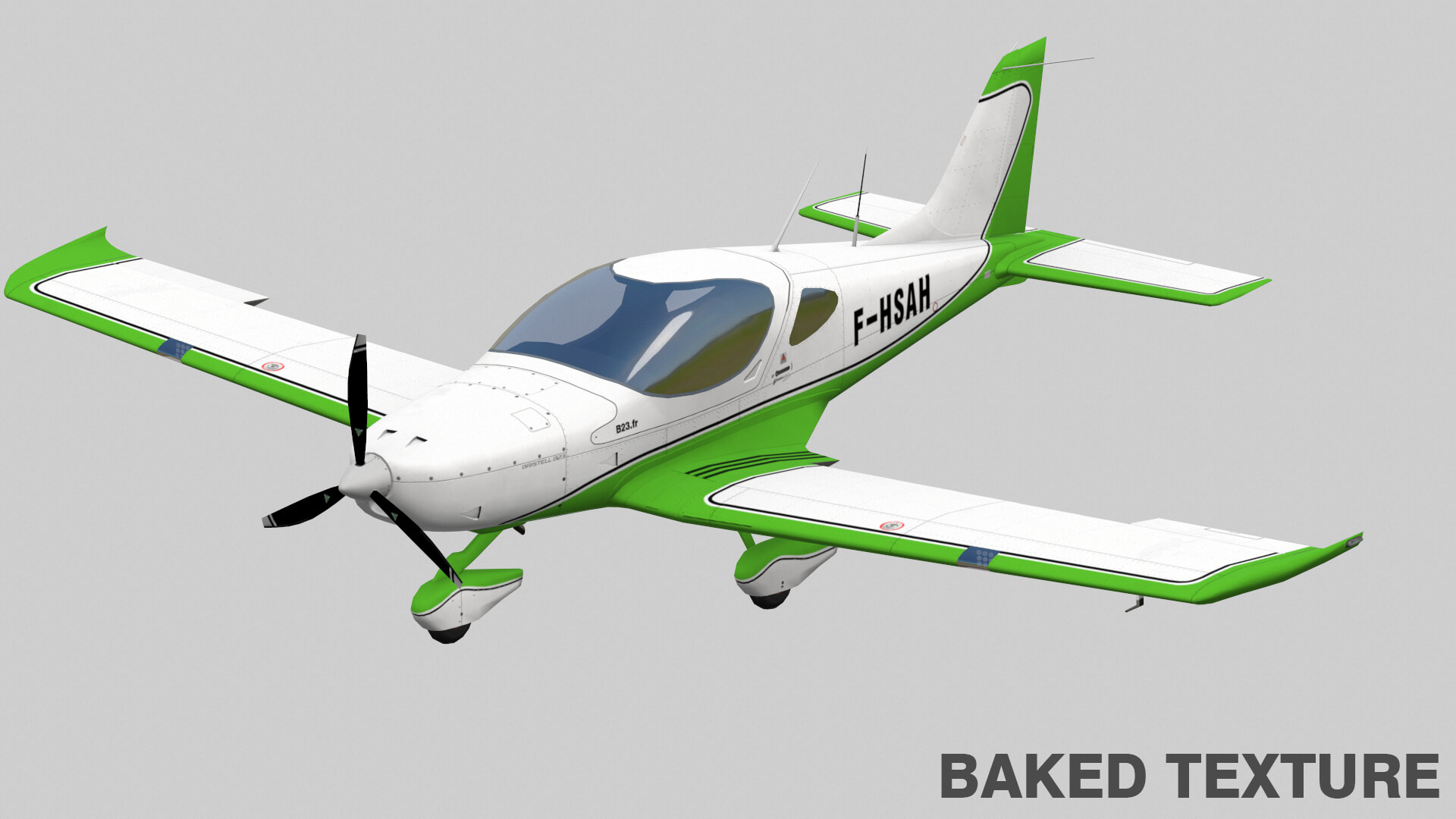 Bristell B23 - 3D Model by Autoflex