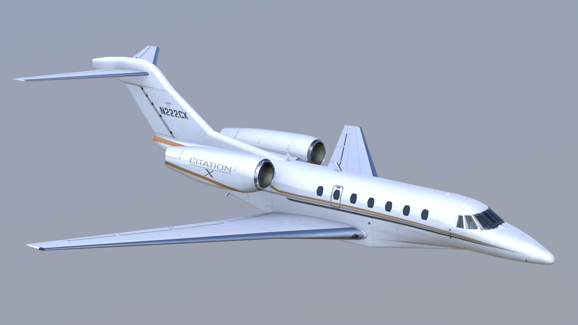 Cessna 750 Citation X - 3D Model by Autoflex