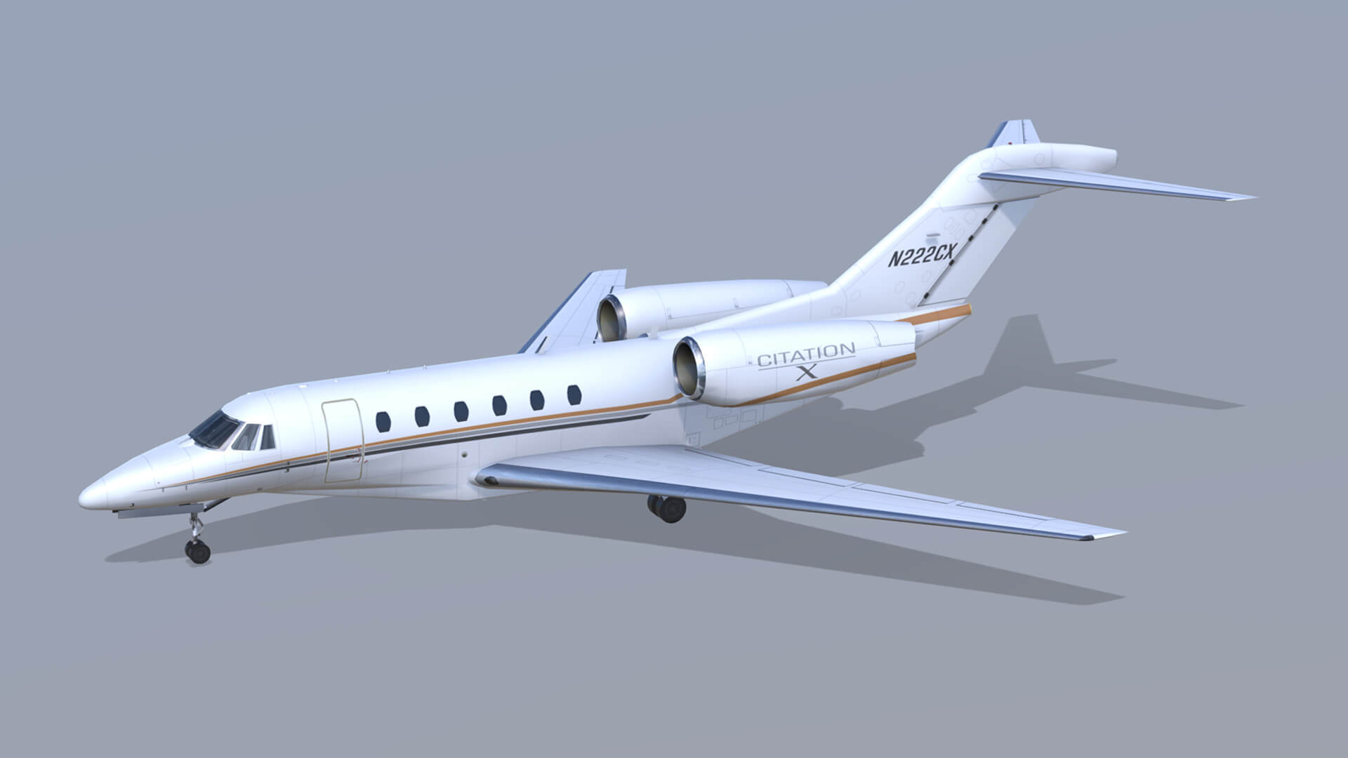 Cessna 750 Citation X - 3D Model by Autoflex