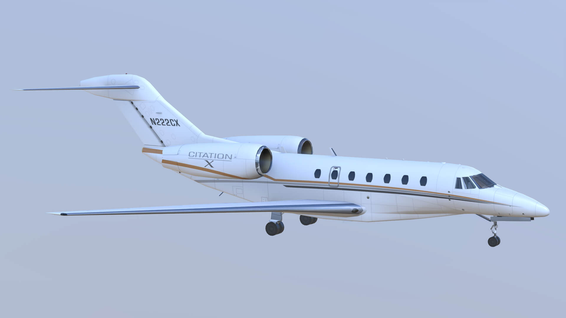 Cessna 750 Citation X - 3D Model by Autoflex