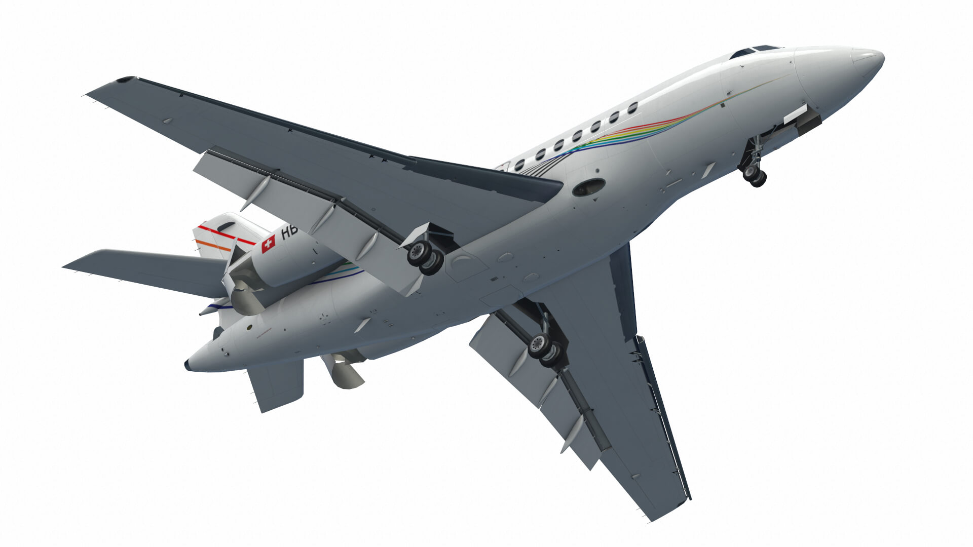 Dassault Falcon 2000 - 3D Model by Autoflex