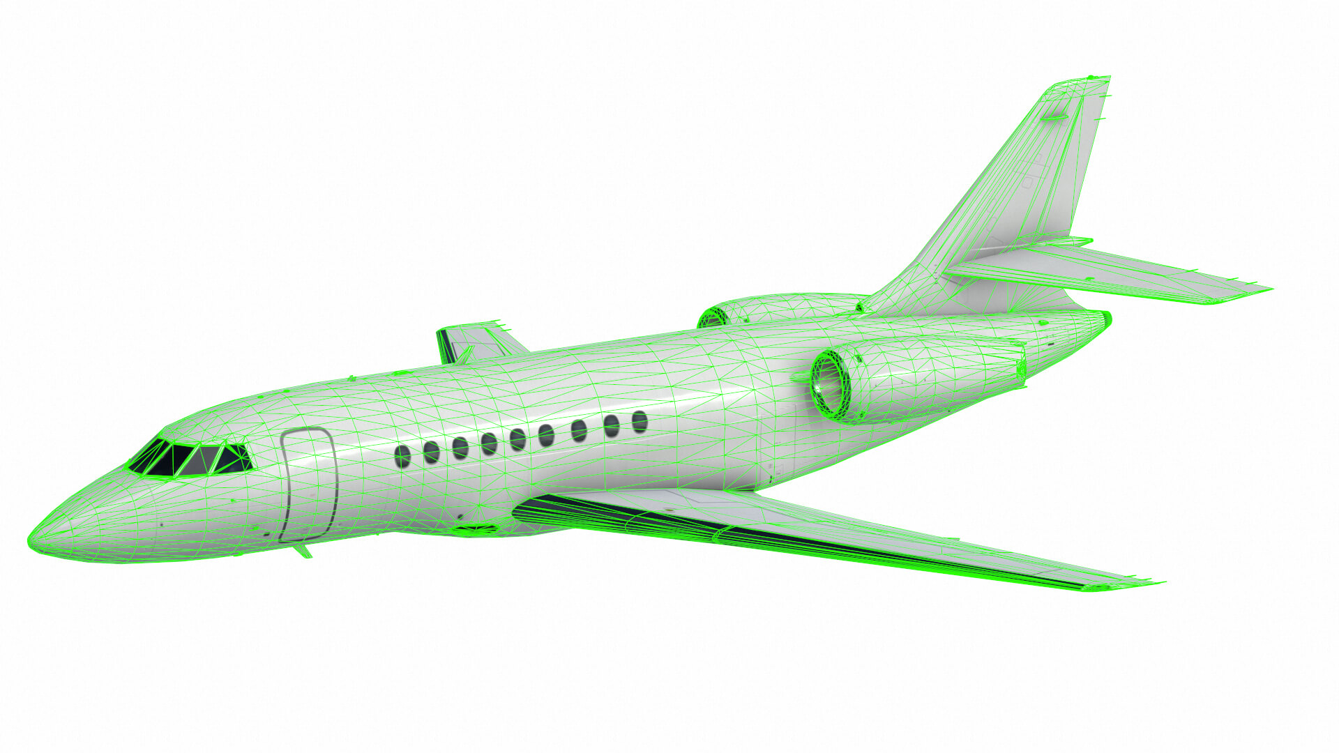 Dassault Falcon 2000 - 3D Model by Autoflex