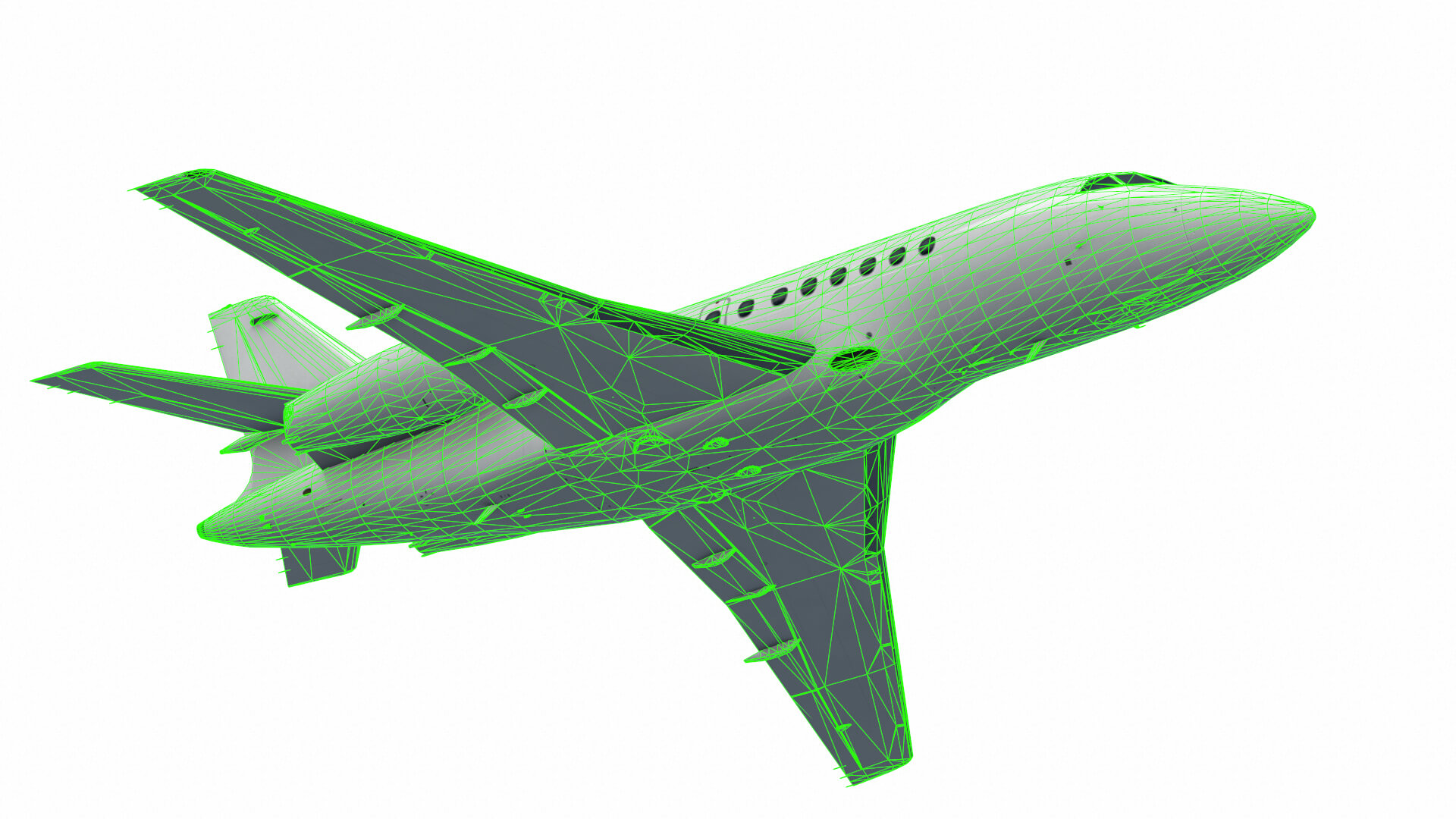 Dassault Falcon 2000 - 3D Model by Autoflex