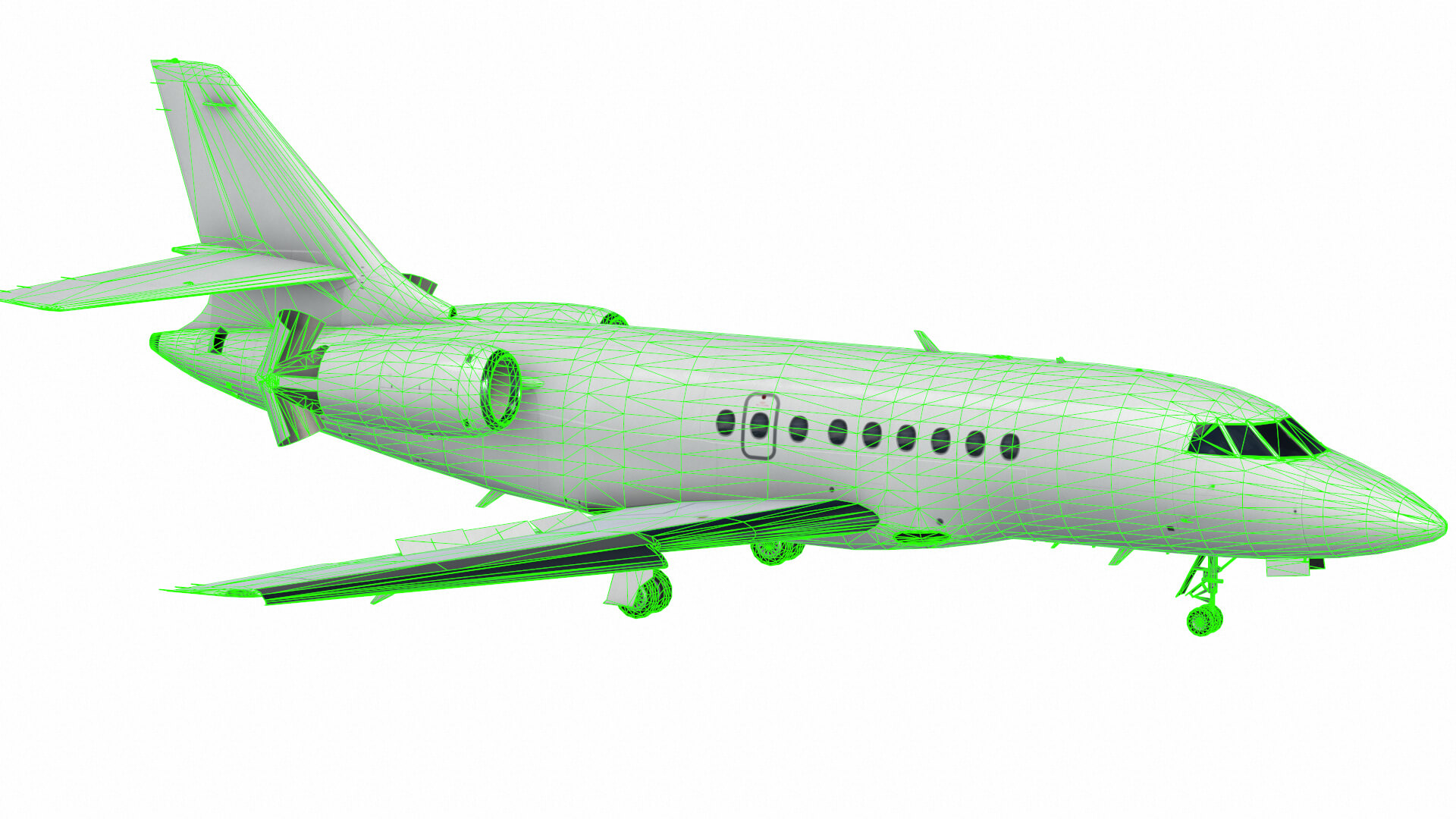 Dassault Falcon 2000 - 3D Model by Autoflex