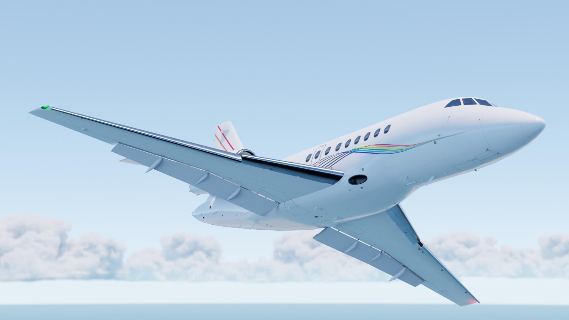 Dassault Falcon 2000 - 3D Model by Autoflex