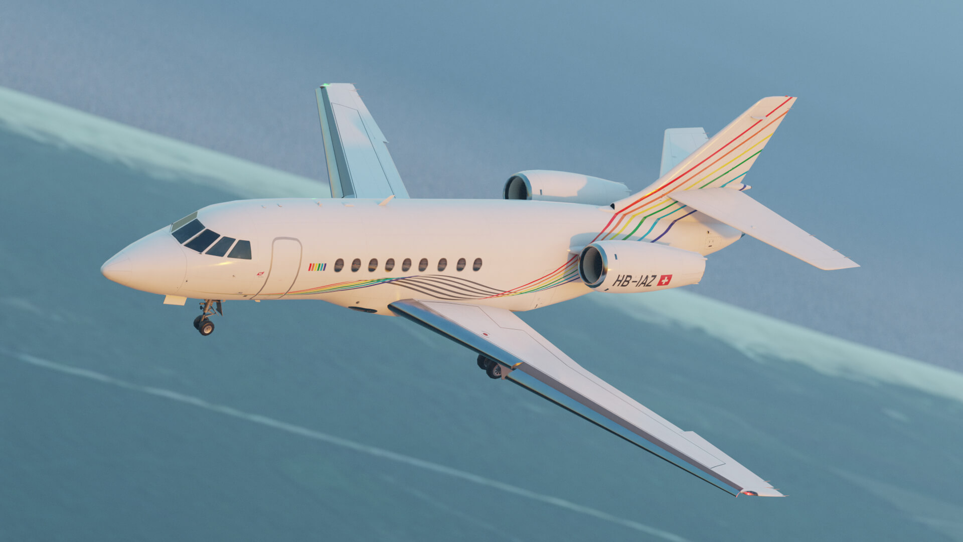 Dassault Falcon 2000 - 3D Model by Autoflex
