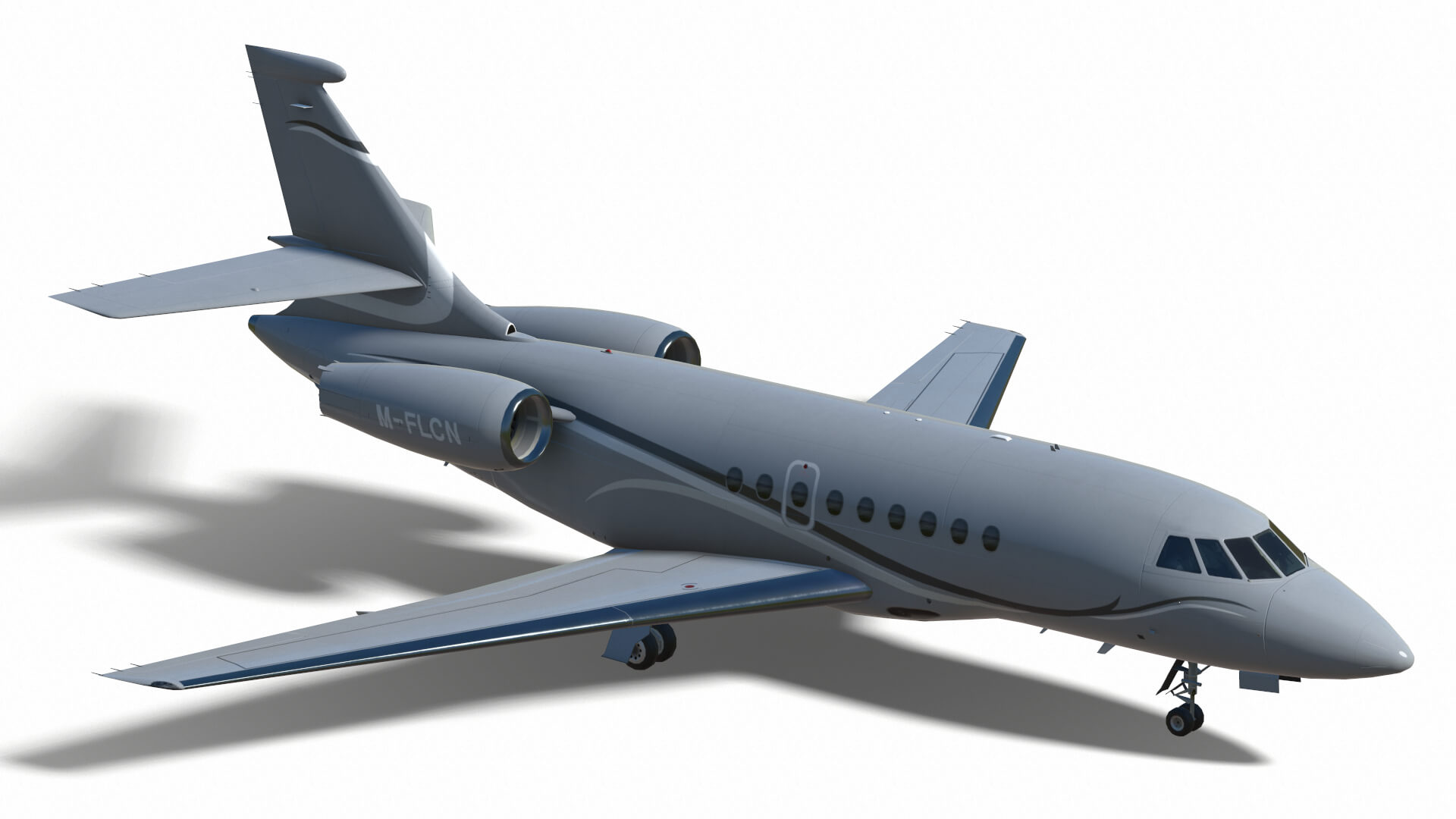 Dassault Falcon 2000EX - 3D Model by Autoflex