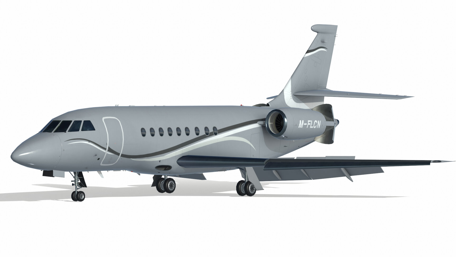Dassault Falcon 2000EX - 3D Model by Autoflex
