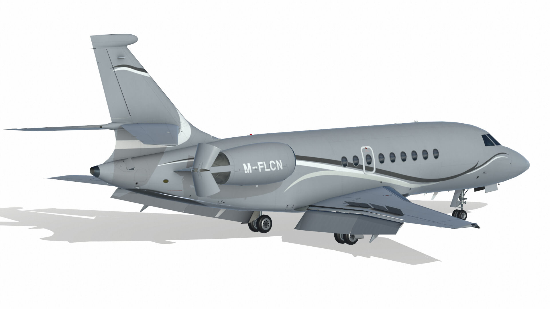 Dassault Falcon 2000EX - 3D Model by Autoflex