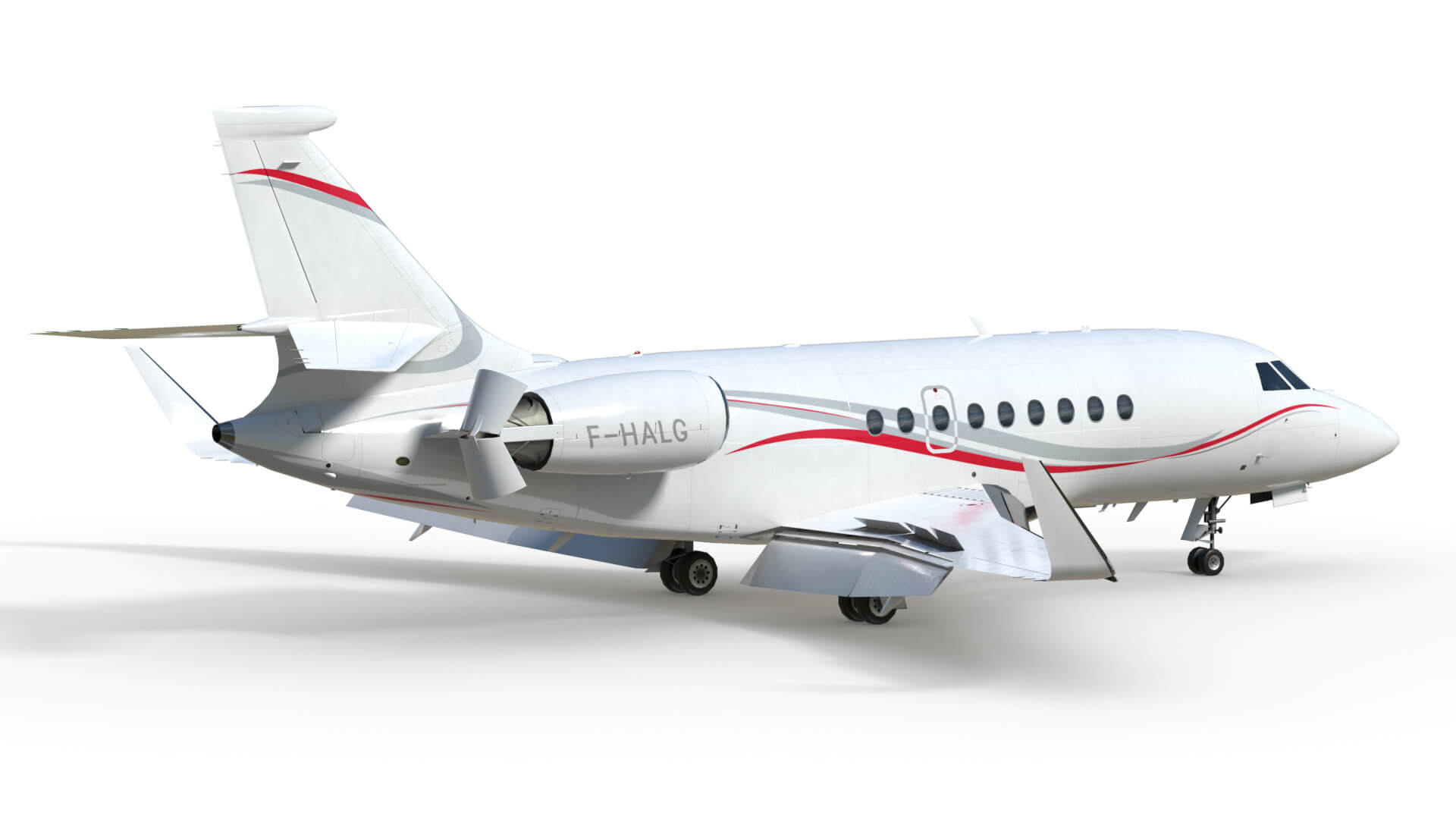 Dassault Falcon 2000LXS - 3D Model by Autoflex