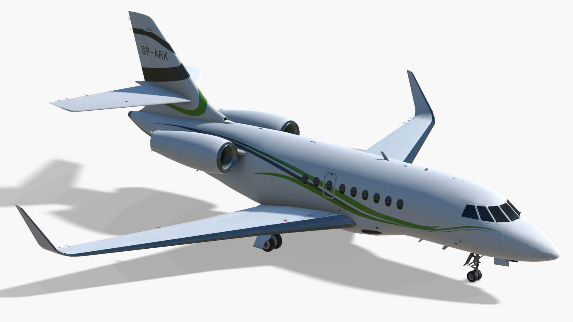 Dassault Falcon 2000S - 3D Model by Autoflex