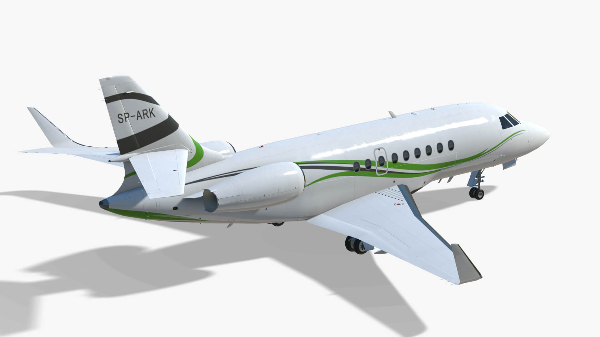 Dassault Falcon 2000S - 3D Model by Autoflex