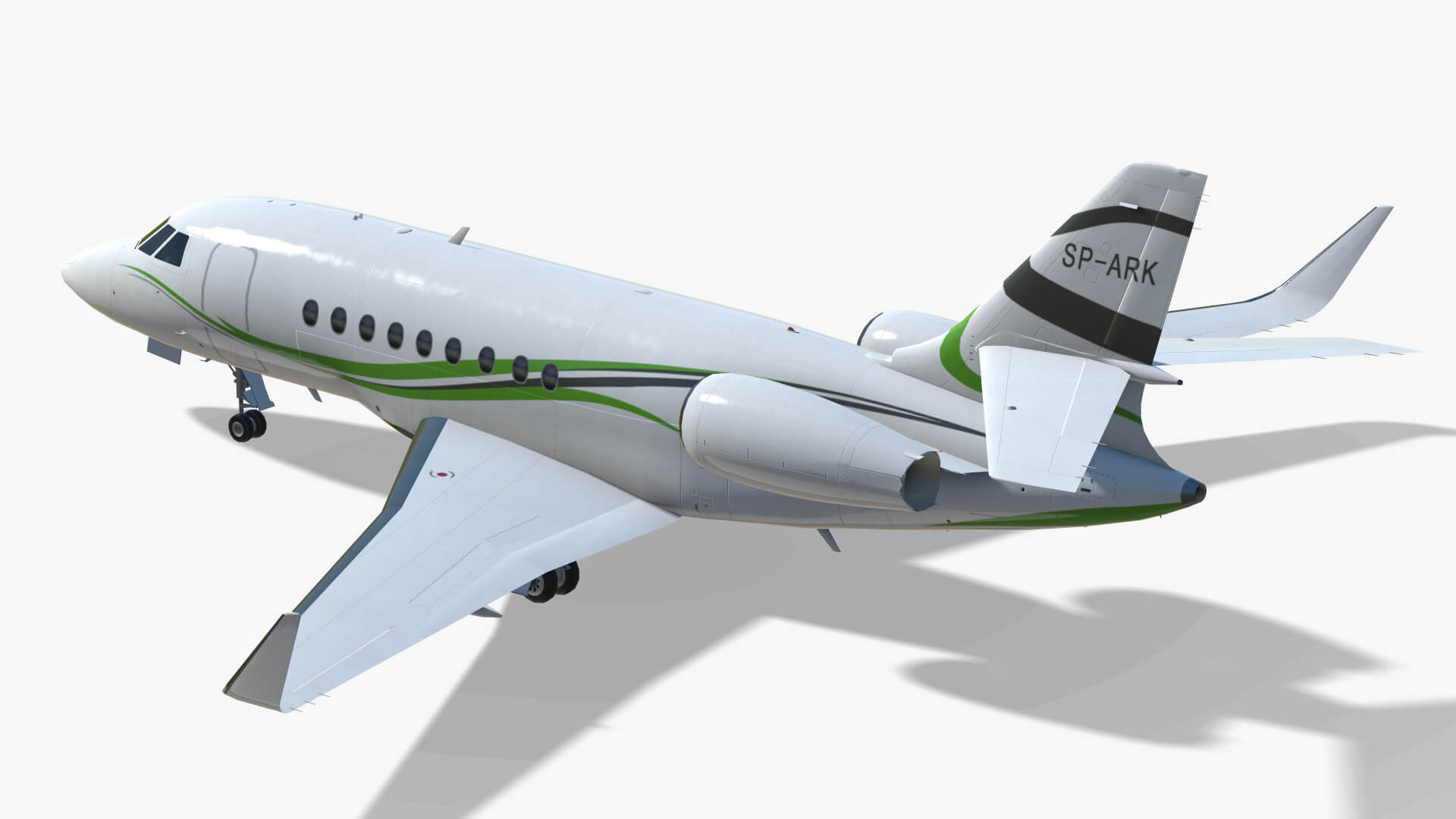 Dassault Falcon 2000S - 3D Model by Autoflex