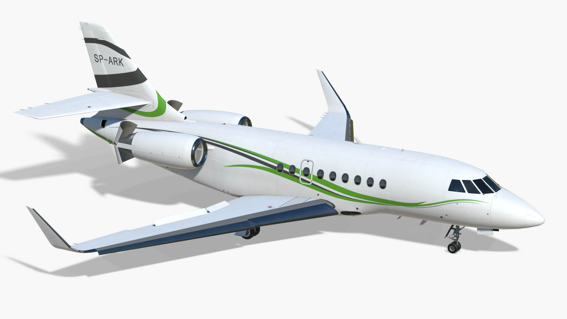 Dassault Falcon 2000S - 3D Model by Autoflex