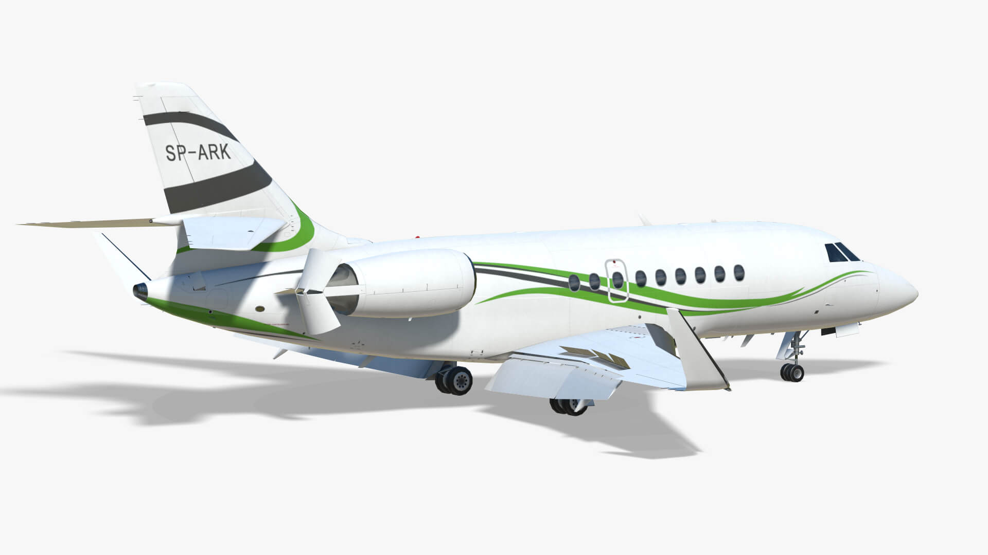 Dassault Falcon 2000S - 3D Model by Autoflex