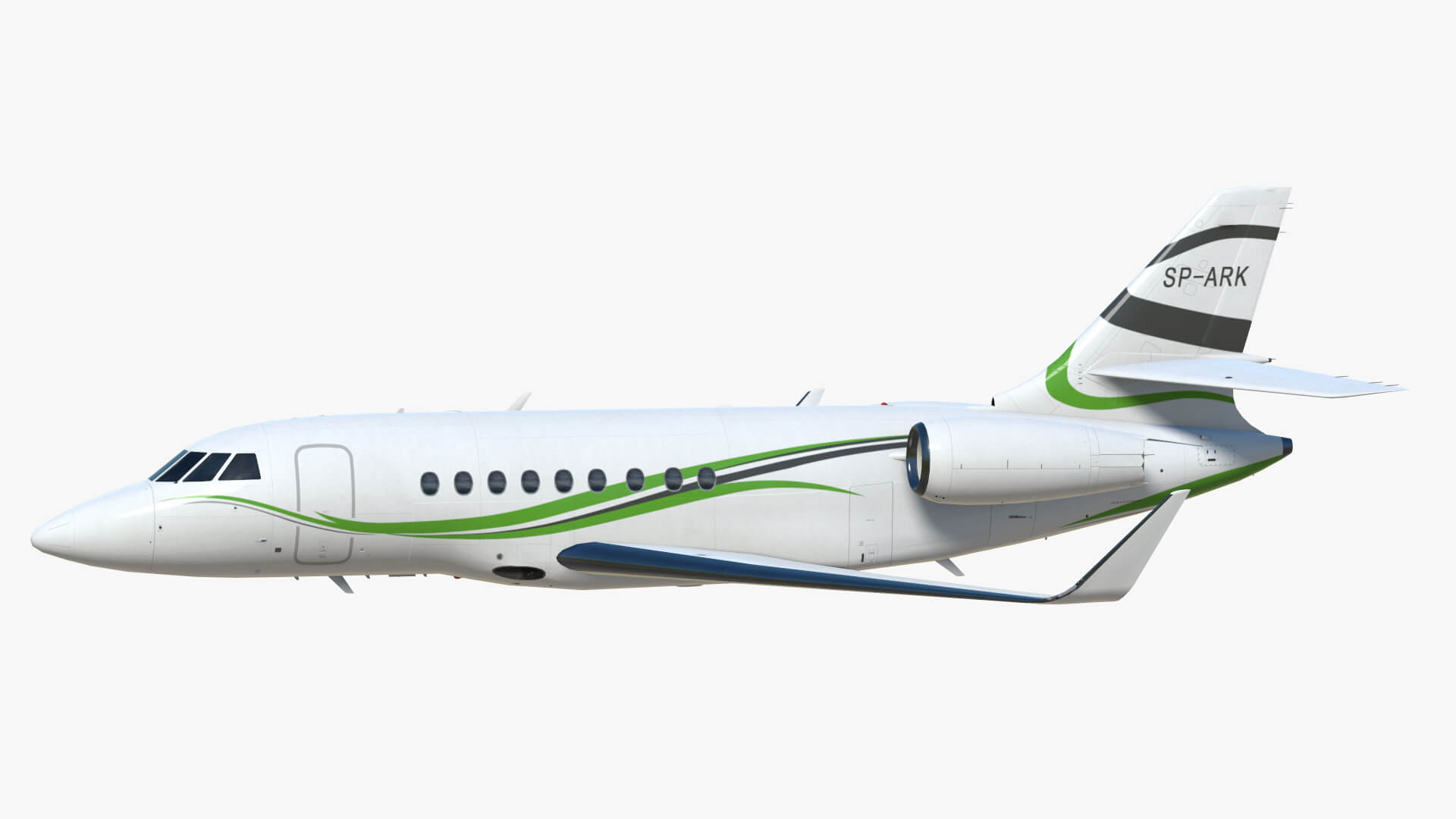 Dassault Falcon 2000S - 3D Model by Autoflex