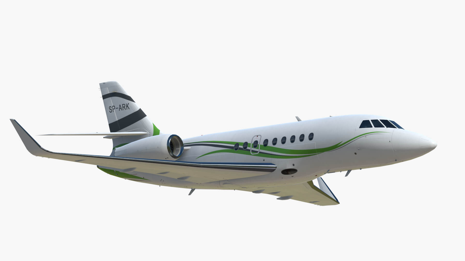 Dassault Falcon 2000S - 3D Model by Autoflex
