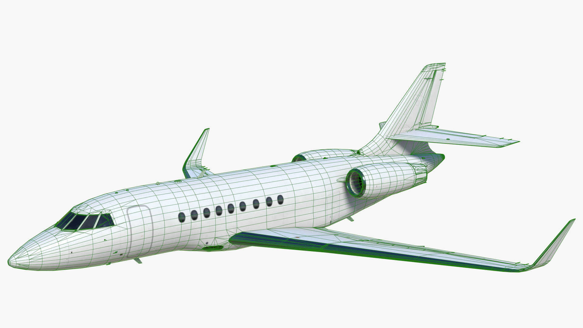 Dassault Falcon 2000S - 3D Model by Autoflex