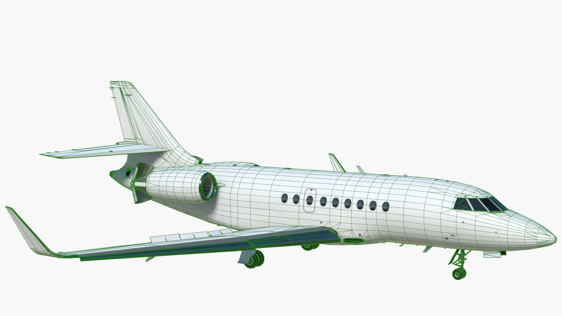 Dassault Falcon 2000S - 3D Model by Autoflex