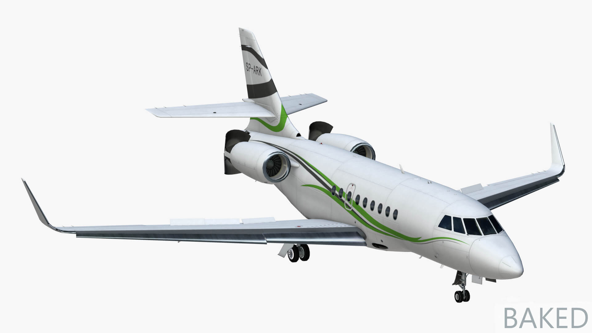 Dassault Falcon 2000S - 3D Model by Autoflex