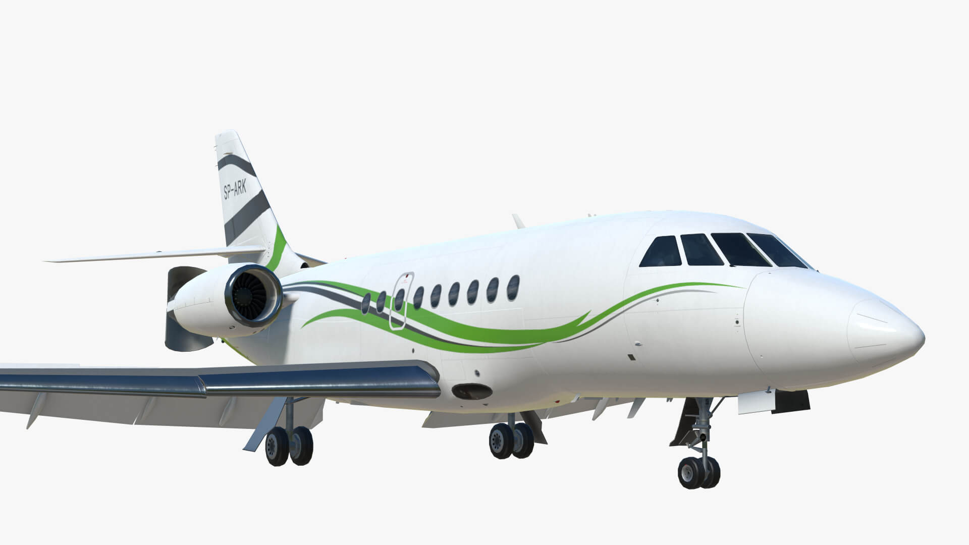Dassault Falcon 2000S - 3D Model by Autoflex