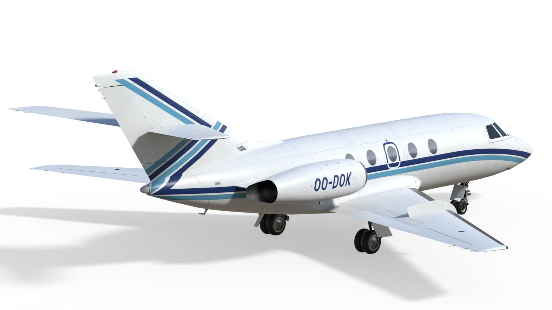 Dassault Falcon 20C - 3D Model by Autoflex