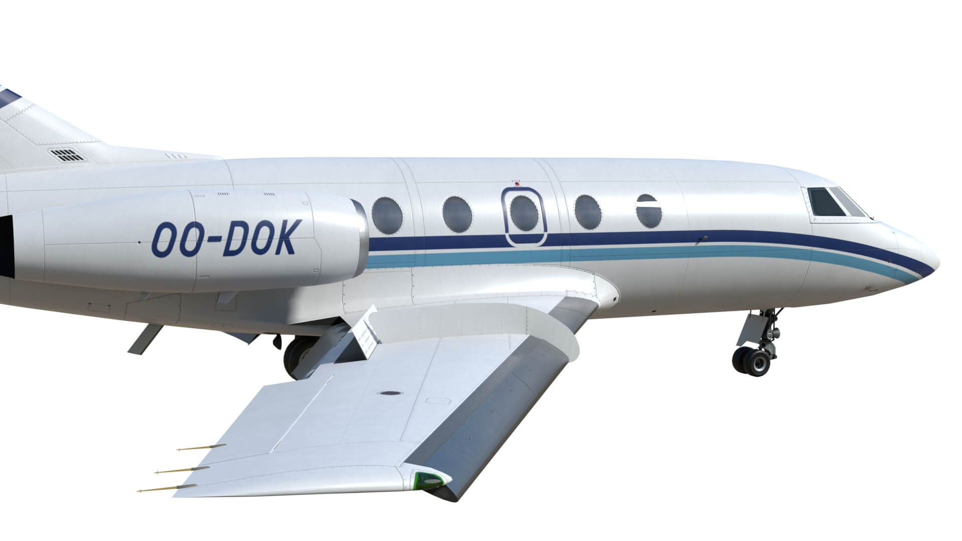 Dassault Falcon 20C - 3D Model by Autoflex