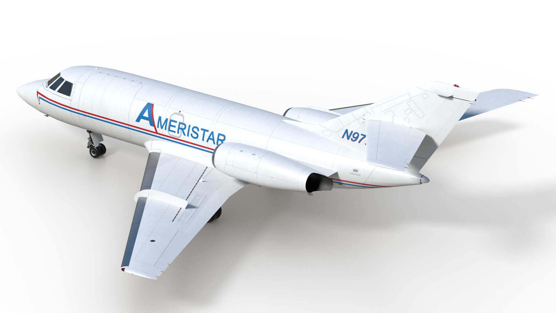Dassault Falcon 20DC - 3D Model by Autoflex