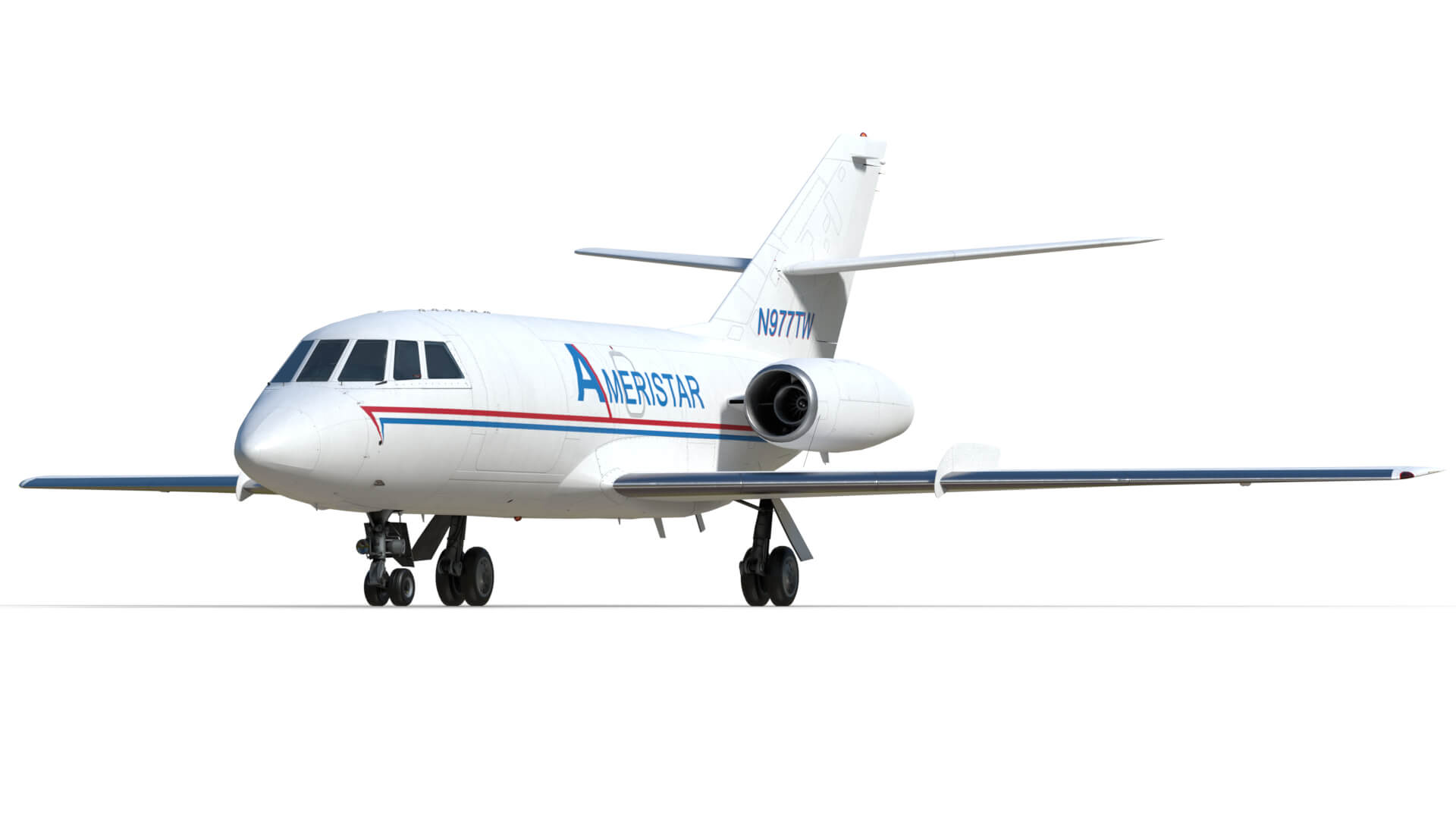 Dassault Falcon 20DC - 3D Model by Autoflex