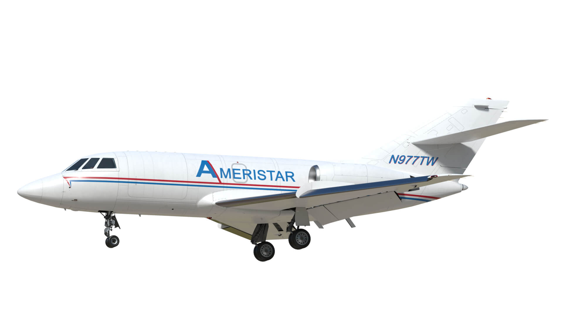 Dassault Falcon 20DC - 3D Model by Autoflex