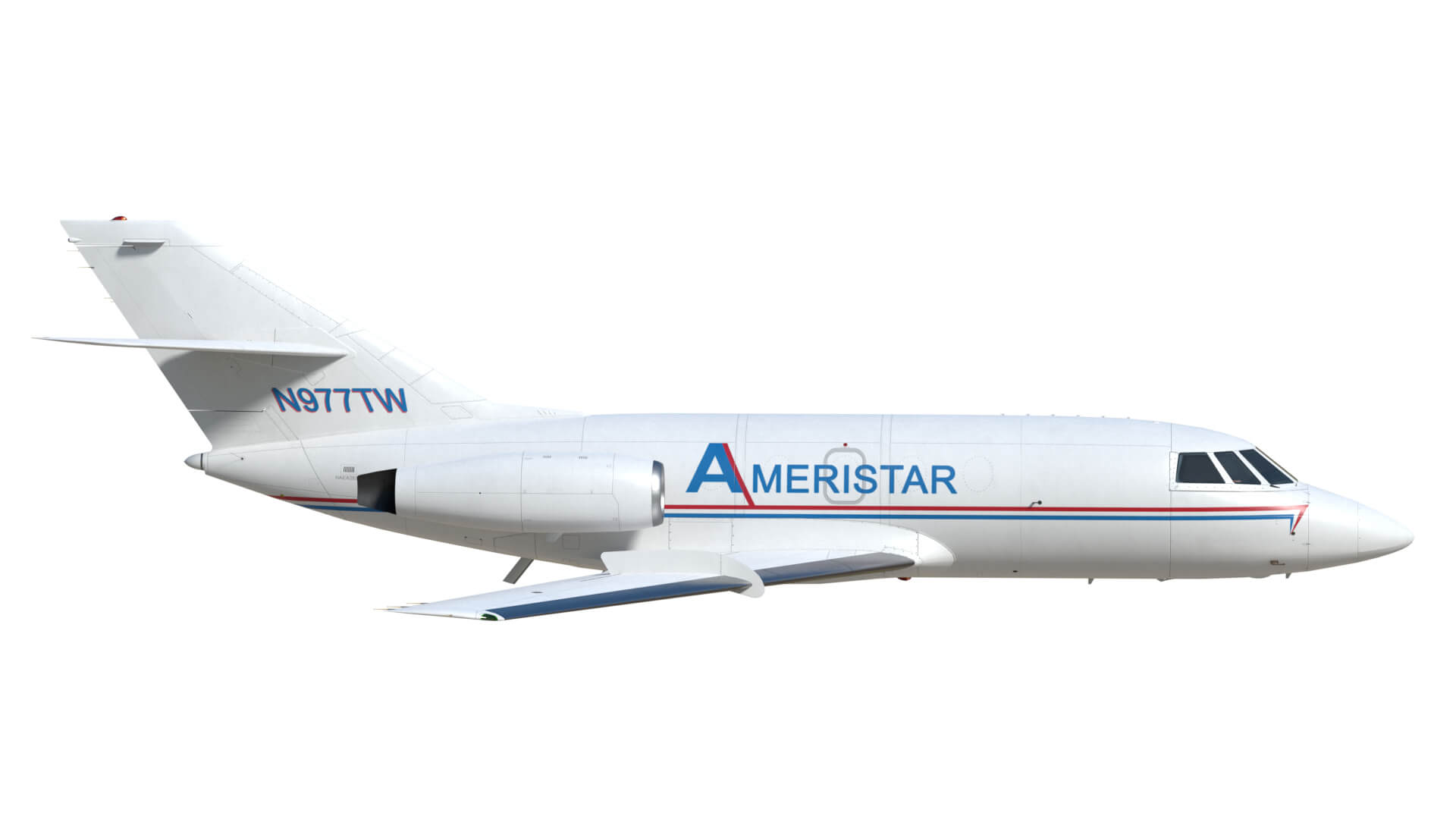 Dassault Falcon 20DC - 3D Model by Autoflex
