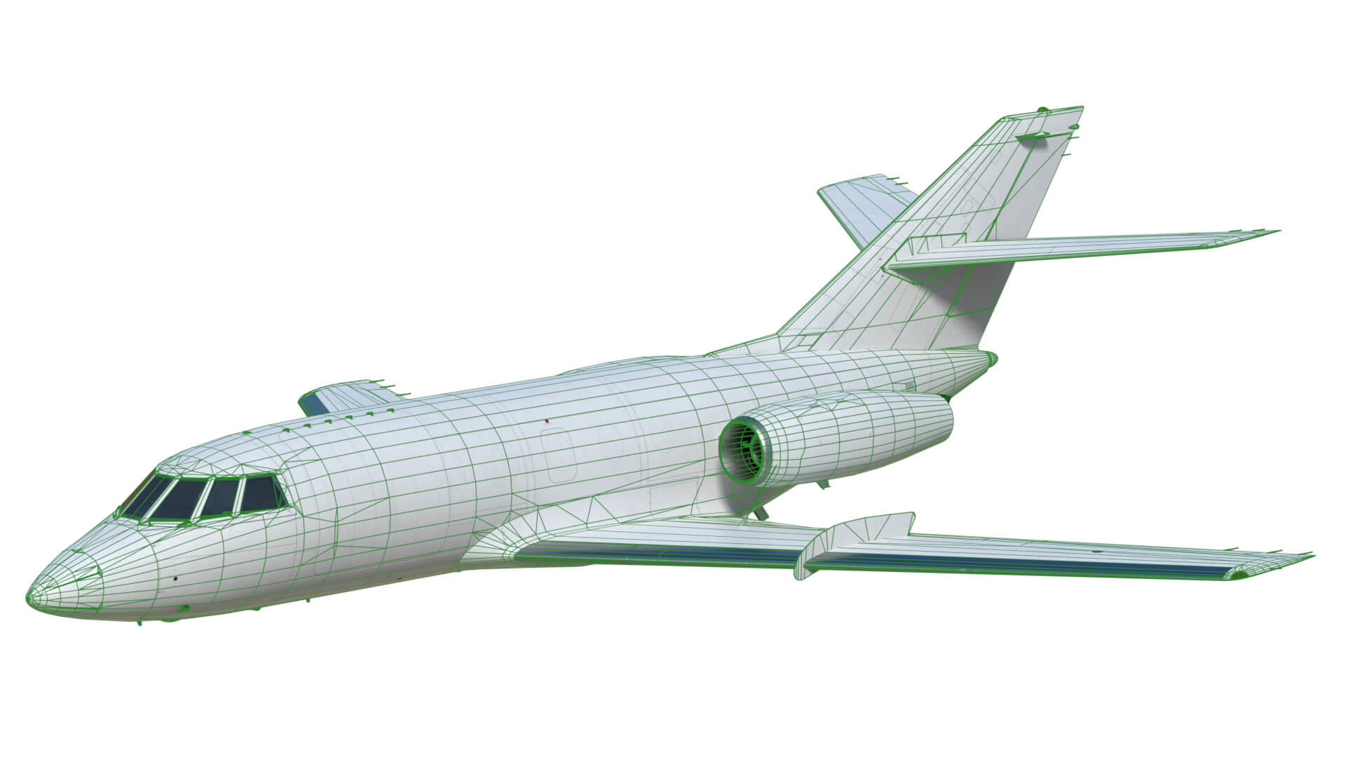 Dassault Falcon 20DC - 3D Model by Autoflex